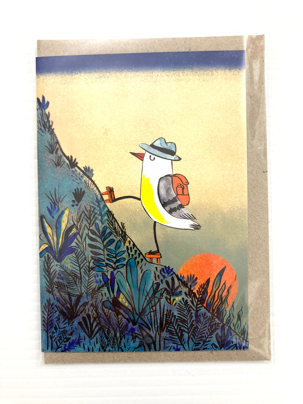 Surfing Sloth Card Climber Bird – Willunga Gallery