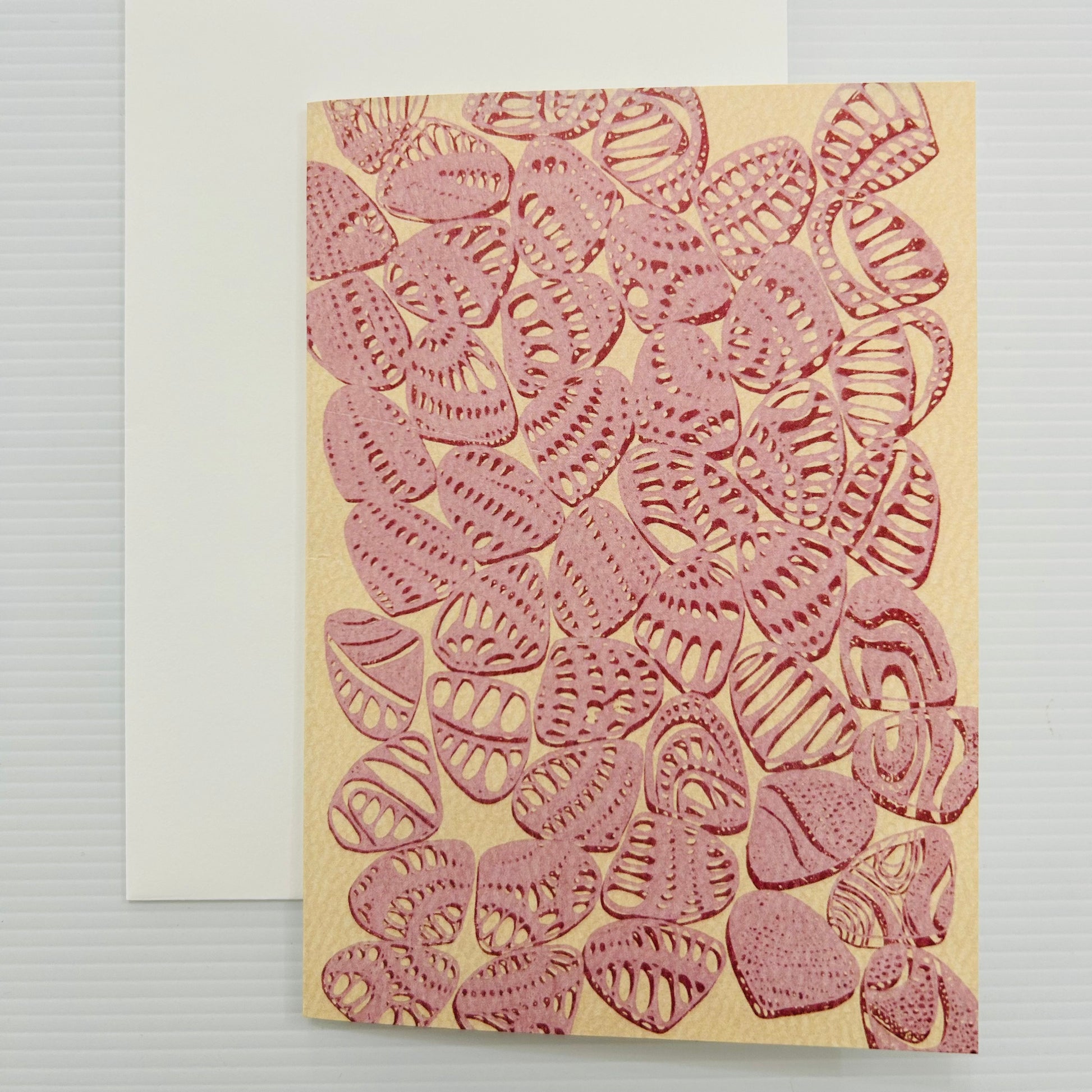 Delvene Cockatoo-Collins Card, Sea Shells – Willunga Gallery