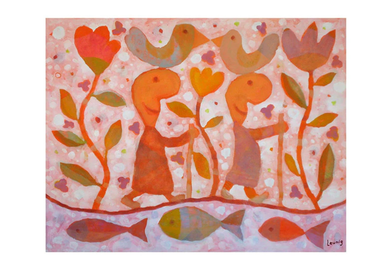 Michael Leunig Print - Getting There – Willunga Gallery