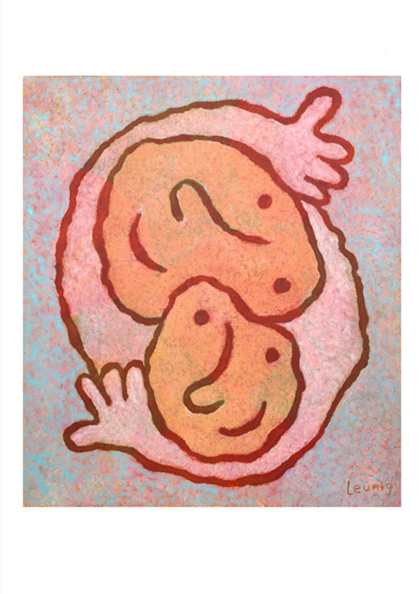 Michael Leunig Print - Each Other – Willunga Gallery