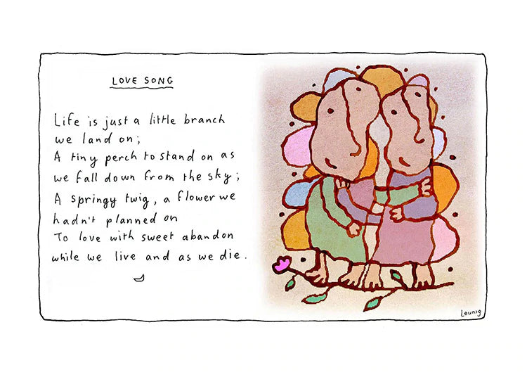 Michael Leunig Card Love Song – Willunga Gallery
