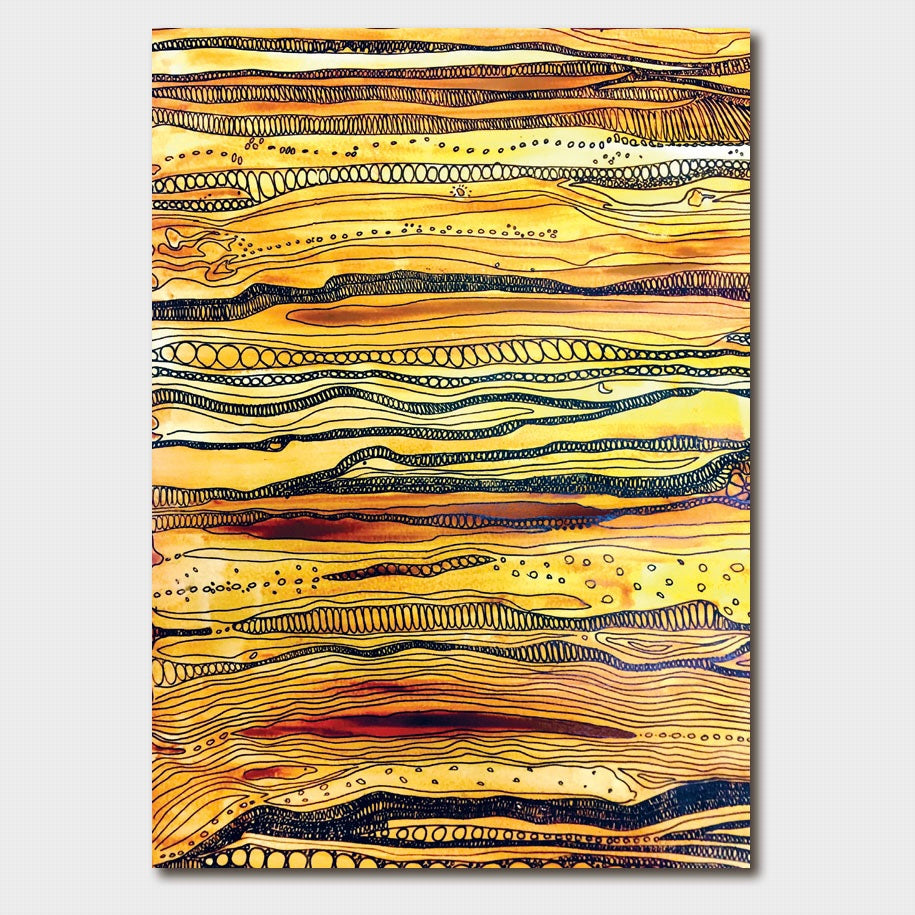 Delvene Cockatoo-Collins Card Songlines – Willunga Gallery